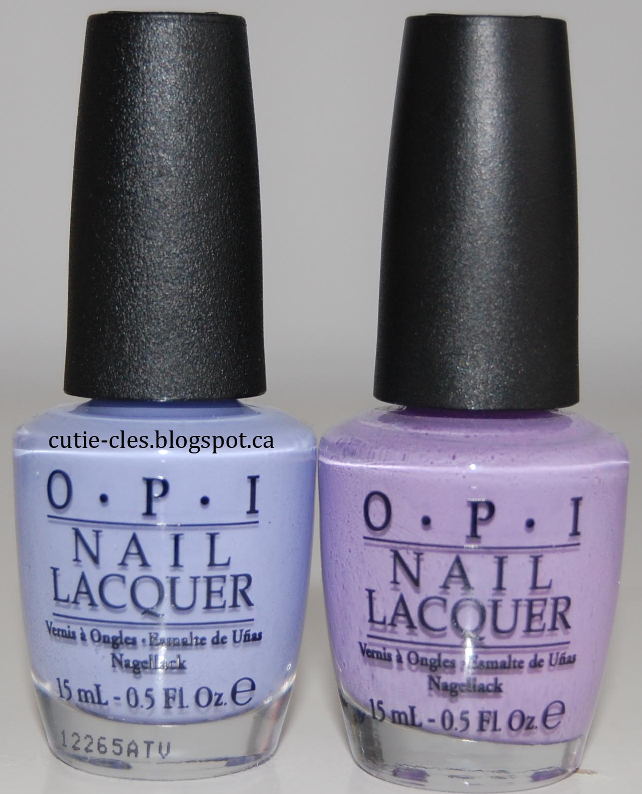 Paleberry: OPI Euro Centrale - Comparisons