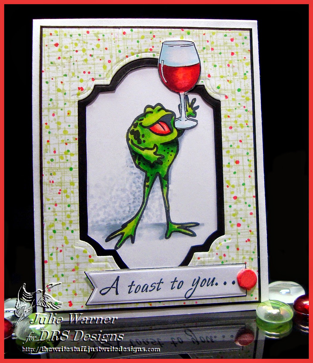 DRS Designs Rubber Stamps: Frog Toast
