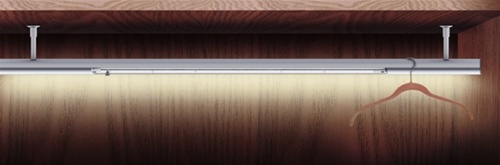 HUSTLE & HOME: Better Than Sliced Bread: Closet Rod Light