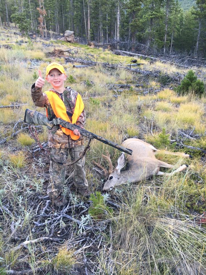 Marian's Hunting Stories, etc., etc., etc...: Max's First Deer!