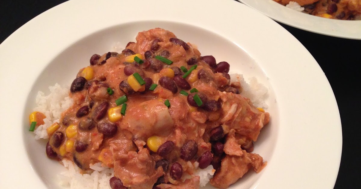 Playing With My Food!: Slow Cooker Creamy Santa Fe Chicken