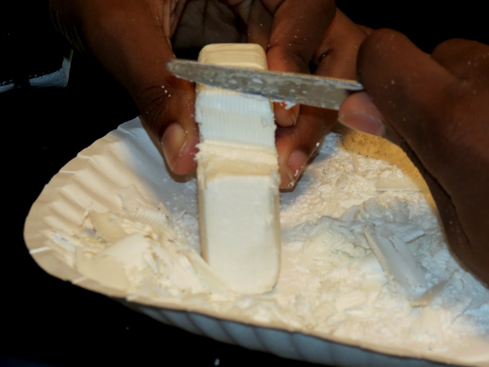 My Three Seeds of Joy Homeschool: Whittling Soap (Lentil)