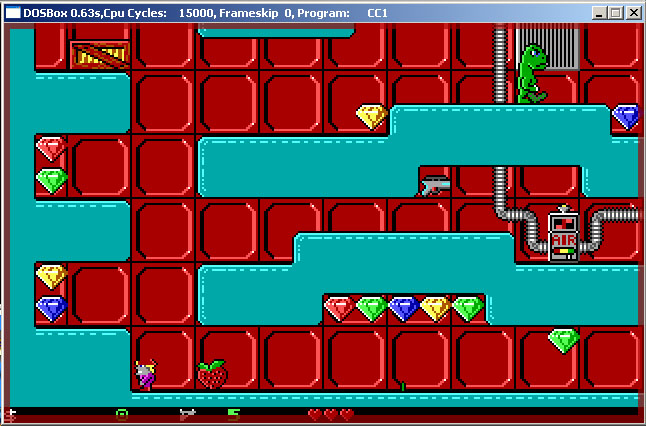 Swiss Army Artist: SS of the week: Crystal Caves for DOS