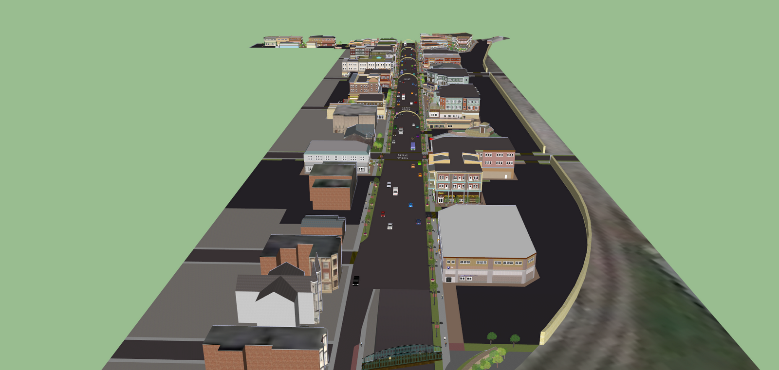 Planner 47 Blog: East High Street model, Hamilton Ohio, 2012 ("the ...