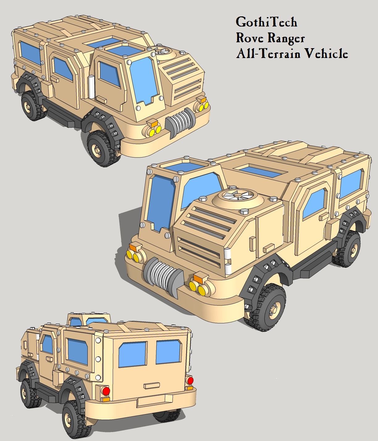 Welcome to the National Cheese Emporium!: 6mm GothiTech Civilian Cars