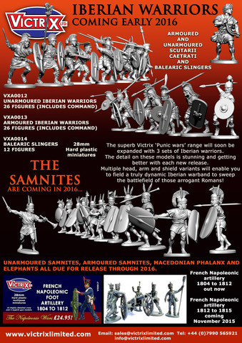 Wargame News and Terrain: Victrix: Hard-Plastic Ancient Spanish ...