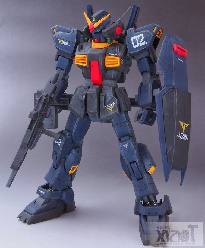 GUNDAM GUY: MG 1/100 RX-178 Gundam Mk-II Ver 2.0 Titans - Painted Build
