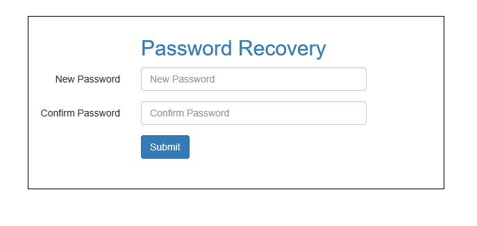 TECH-POST: Password Recovery Form In ASP.NET Using Bootstrap