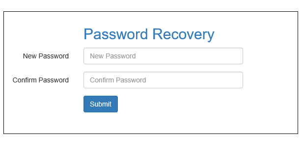 TECH-POST: Password Recovery Form In ASP.NET Using Bootstrap