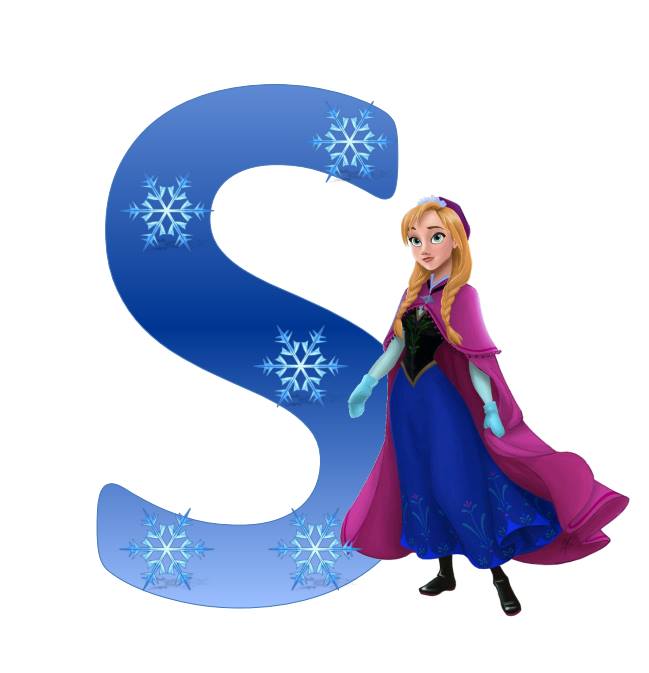 ALFABETO FROZEN COLORIDO LINDO TAMBÉM EM PDF-ALFABETOS LINDOS