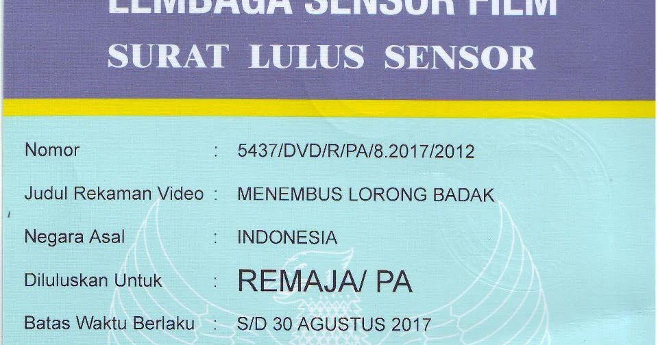 Film MLB Dinyatakan Lulus Sensor ! - KREMOV PICTURES