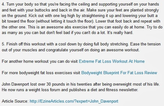 Quick Weight Loss Advices: Extreme Fat Loss Workout - No Dumbbells ...