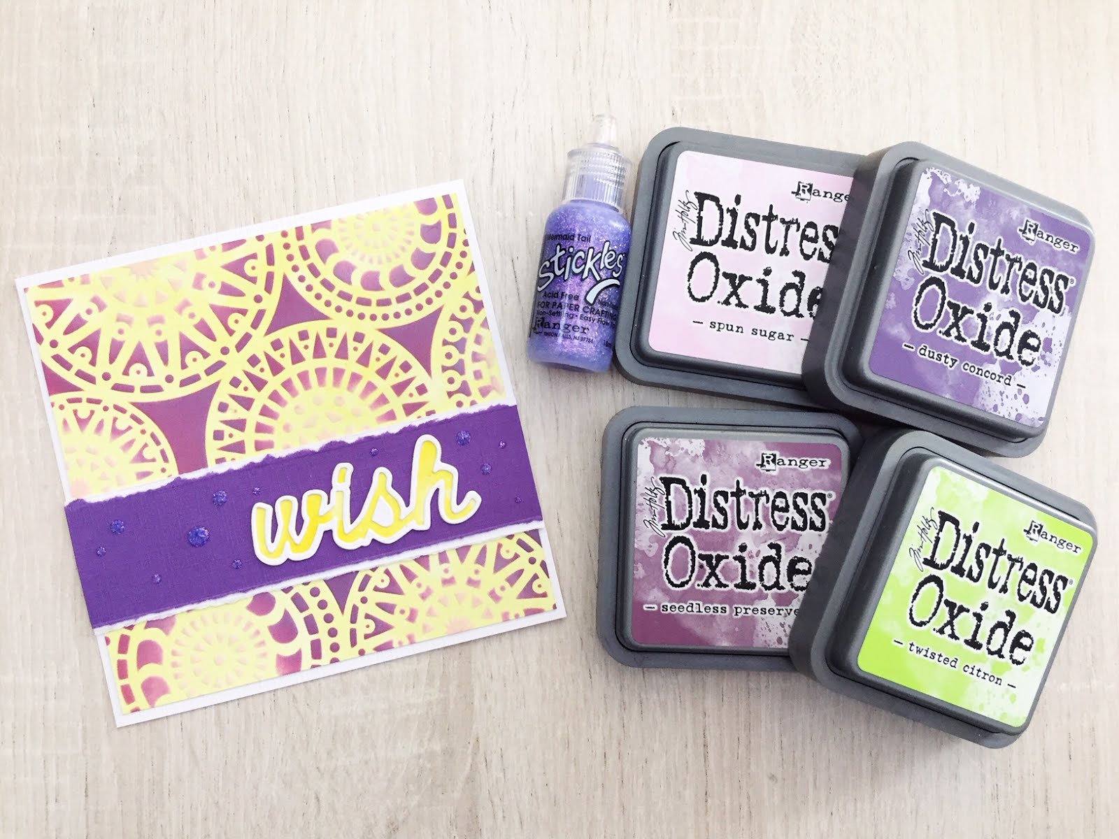 One Stencil in three different ways - Gerry's Craft Room