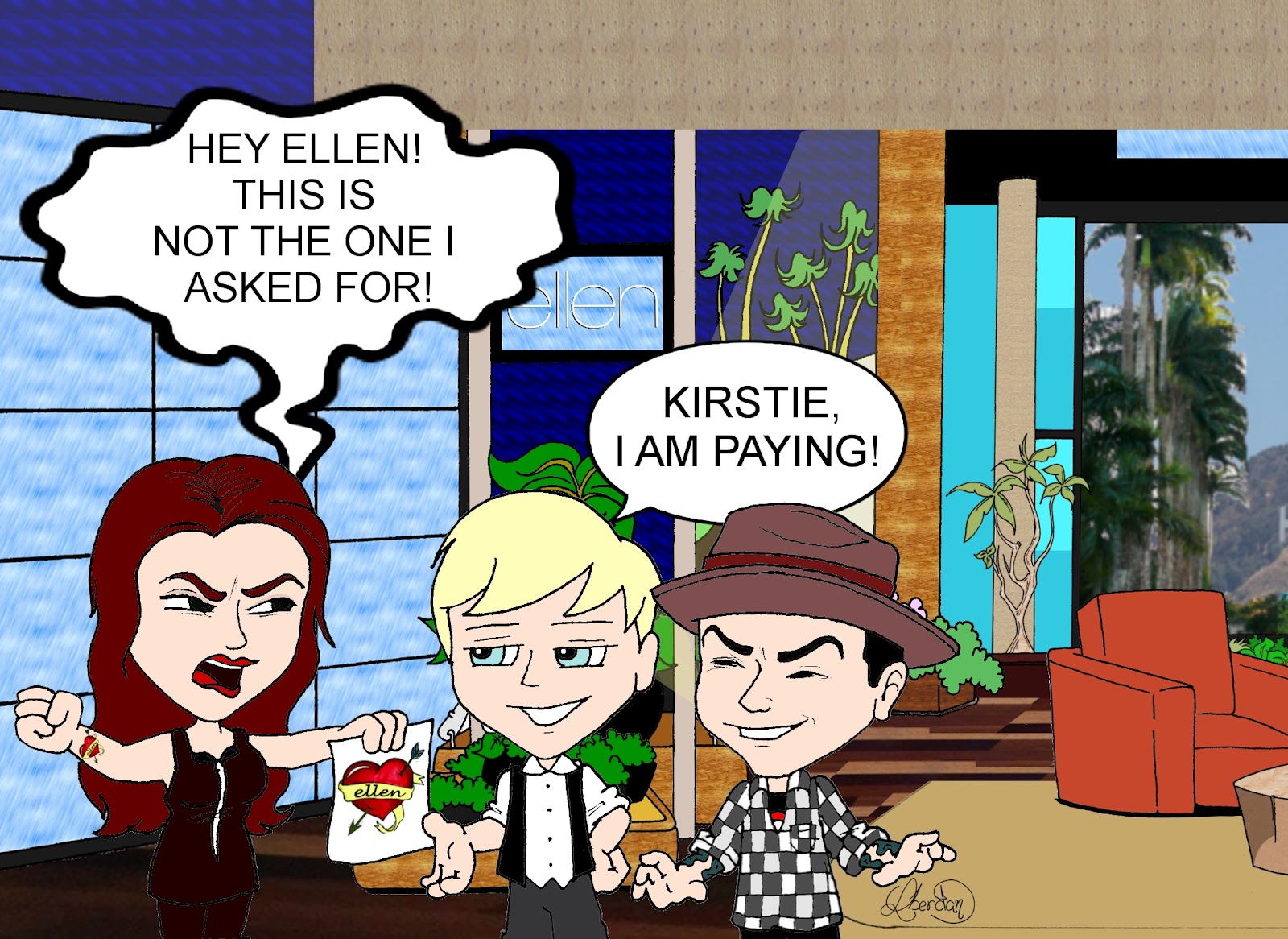 Ellen DeGeneres Cartoon