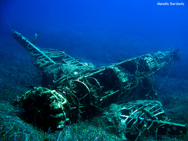 An Arado Ar196 in Herakleia Island, Greece – WW2Wrecks.com