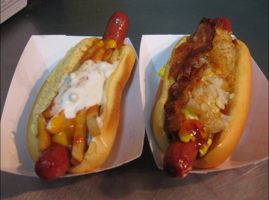 French Fry Diary: French Fry Diary 608: The Competing Dogs at Cool Dog Café