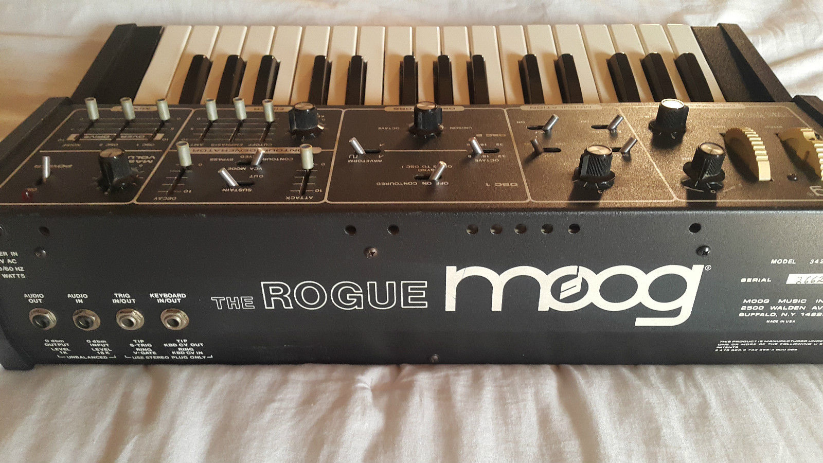 MATRIXSYNTH: Moog Rogue Analog Synthesizer SN 2662