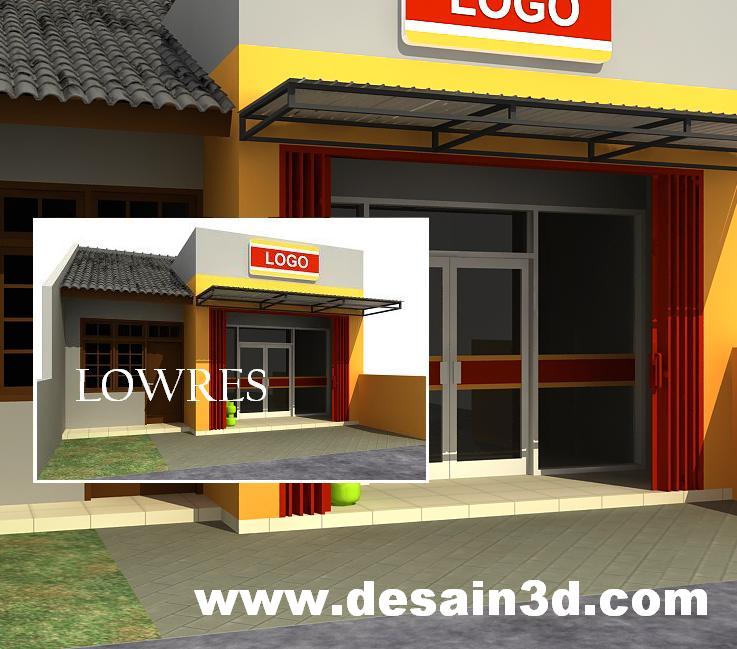 Desain Display Toko Kelontong - Jasa Desain Ruko Murah