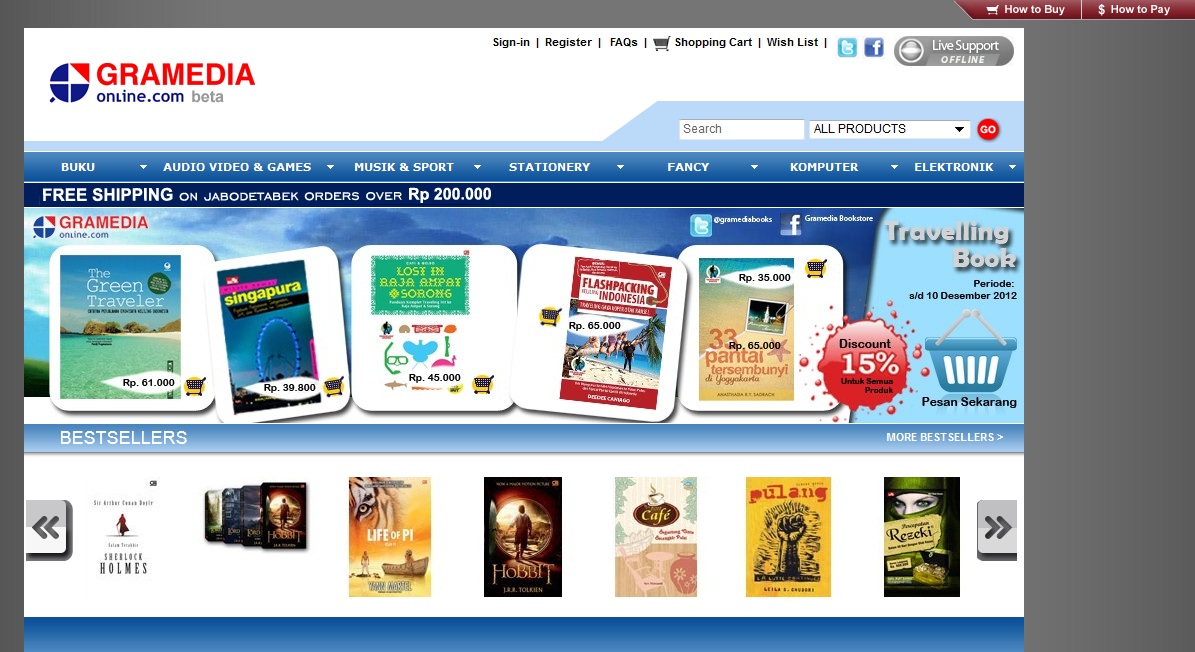 Be Better than Yesterday!! :): Bedah Website Toko Buku Gramedia Online