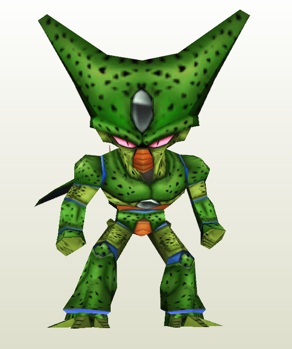 Papercraft Dragon Ball Chibi Cell ~ Papercraftsparati | Todos los ...