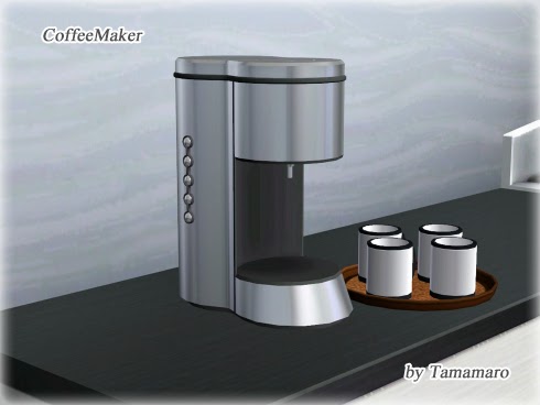 My Sims 3 Blog: New Coffee Maker by Tamamaro