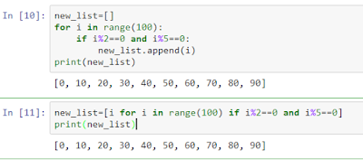 python | List comprehension: April 2019