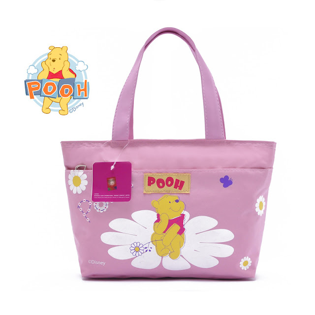 Kiddy Wonder: Winnie The Pooh Functional Bag (2-pc) 维尼熊多功能手拎包/收纳包中包(两件套 ...