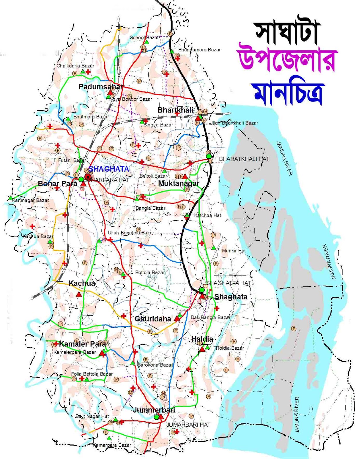 Gaibandha: About Saghata Upazila