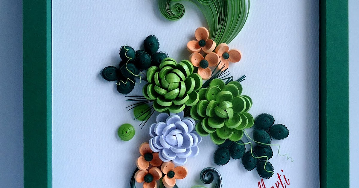 Quilling Marti: Green Quilling Picture part 2