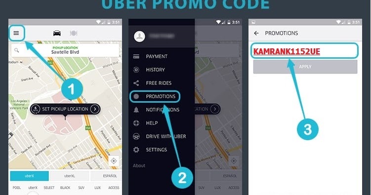Uber promo code