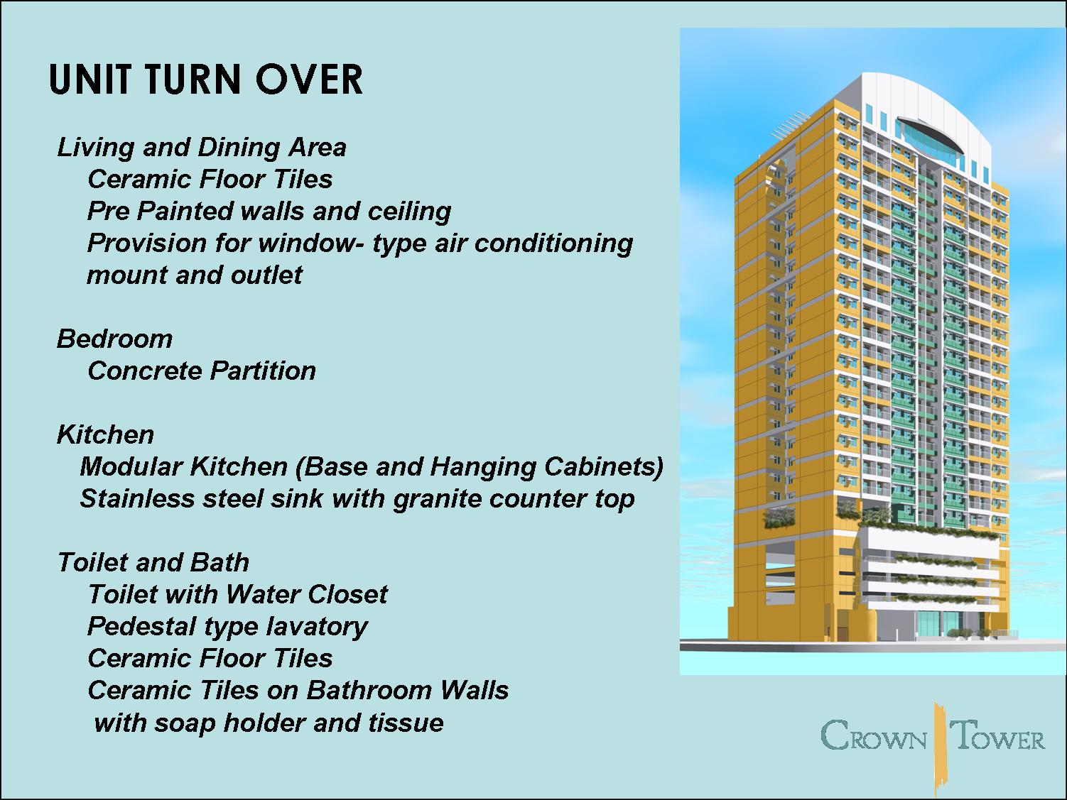 Crown Tower ~ Vistaland International Marketing, Inc.