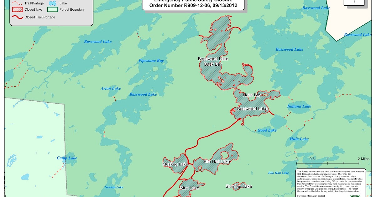 Boundary waters closed - pikolgig