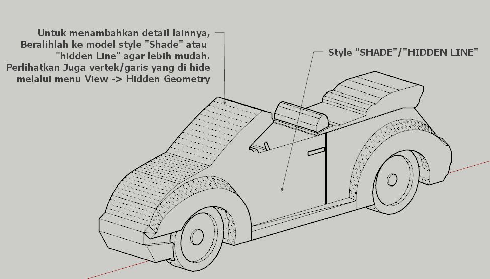 Dikasih Tahu: Tutorial Low Polygon Modeling Mobil