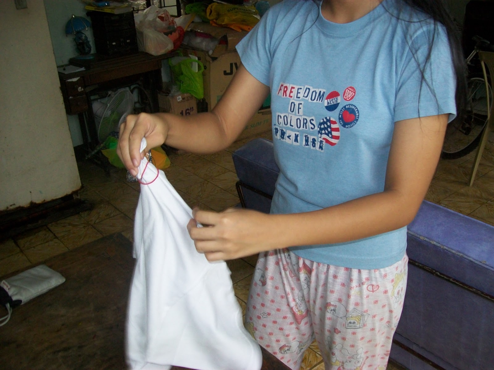 Janine: How to dye Yo shirt