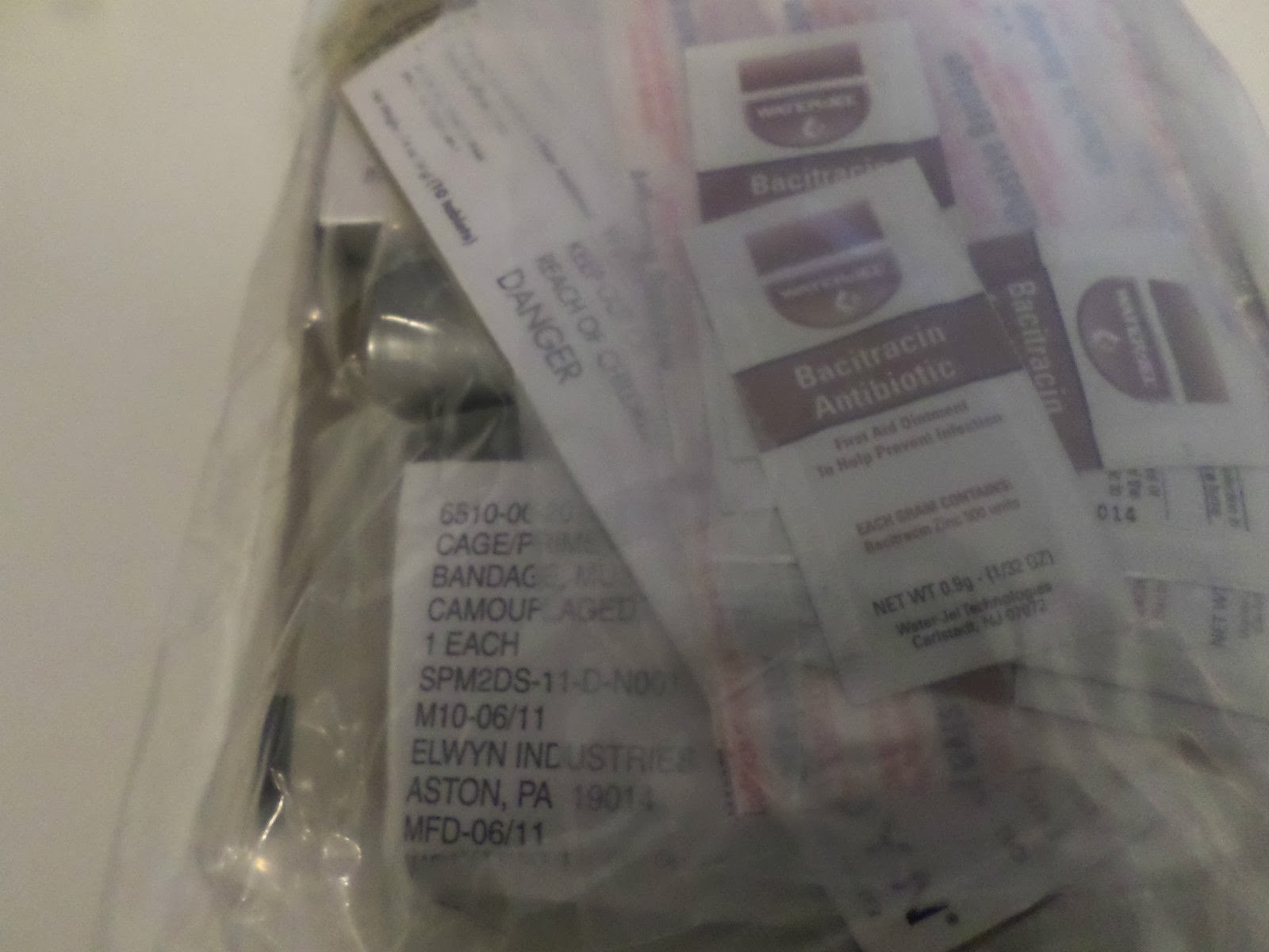 Webbingbabel: USMC First Aid Kit IFAK A1 2006