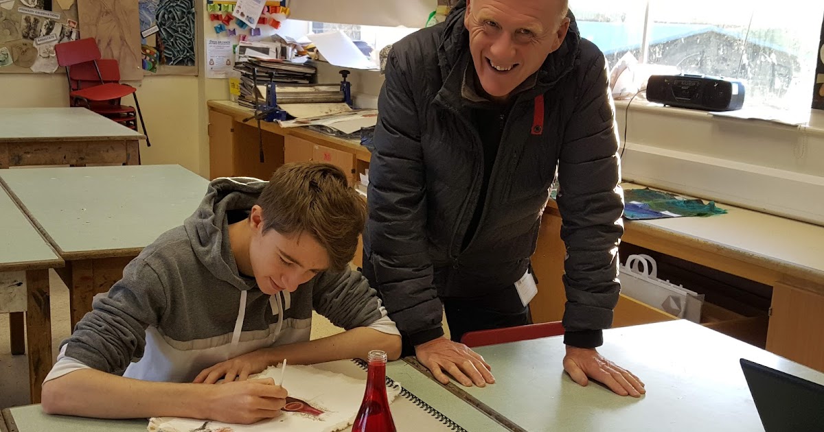 Appleby Grammar School Art : Artist Andrew Ratcliffe visits to help A ...
