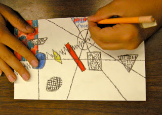 Zilker Elementary Art Class: Fourth & Fifth Grade Abstract Designs