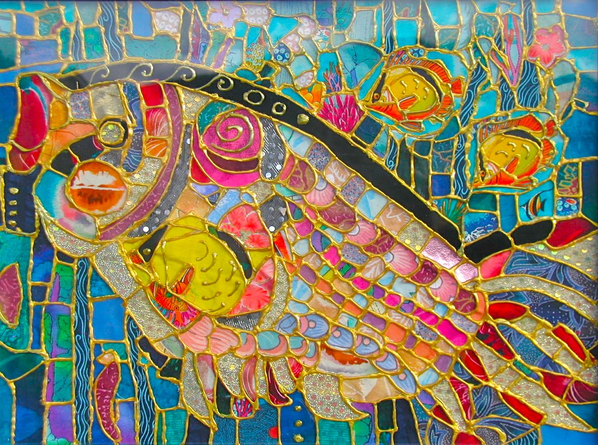 REVEILLE KENNEDY PAINTING IMPRESSIONS: Big Gulper and Little Yellow Fish