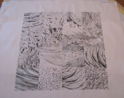 Lava quilt blocks from Spoonflower - part two