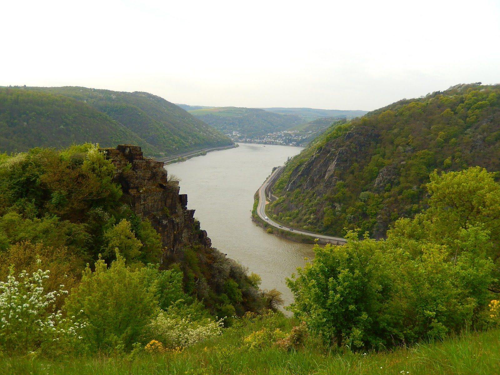 Der Wanderfreund: Wilder Rheinsteig Etappe 14 St. Goarshausen nach Kaub ...