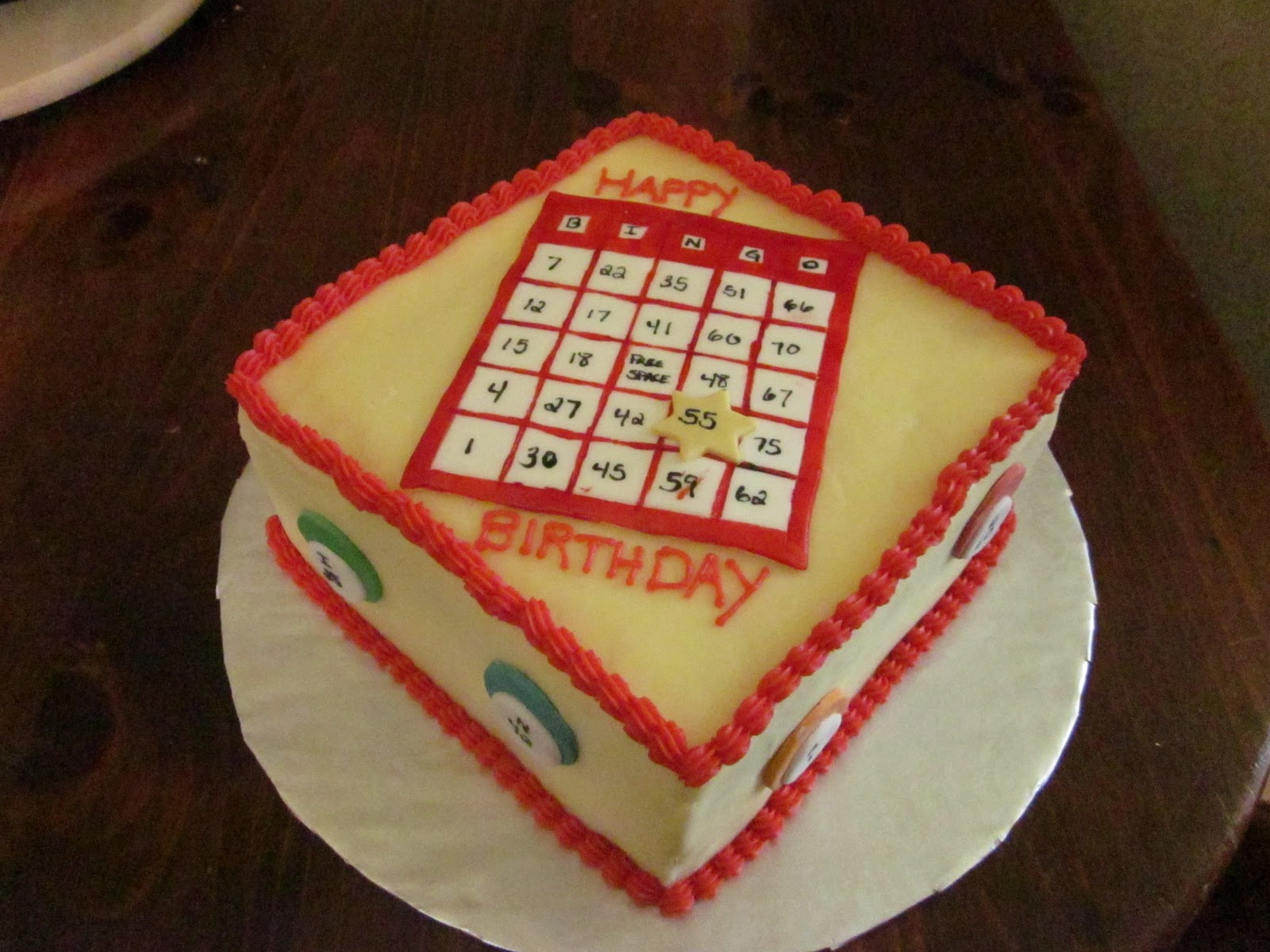 Second Generation Cake Design: Bingo Birthday Cake