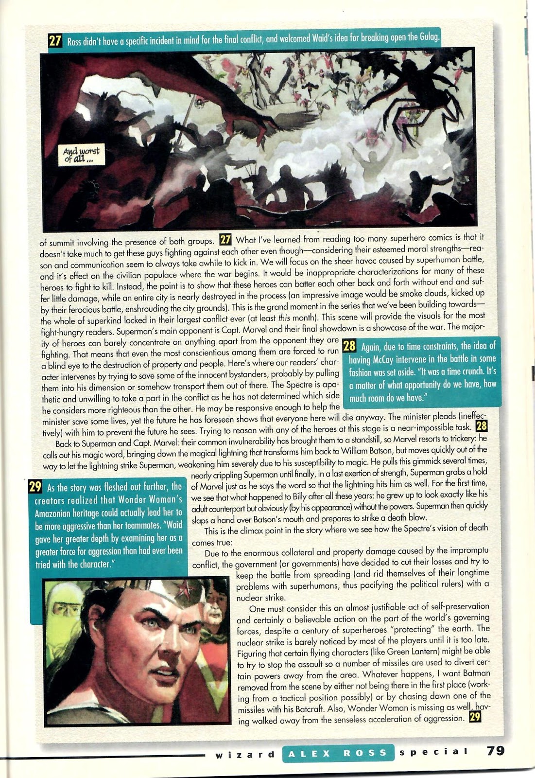 Wizard Special 1999 - Alex Ross Special