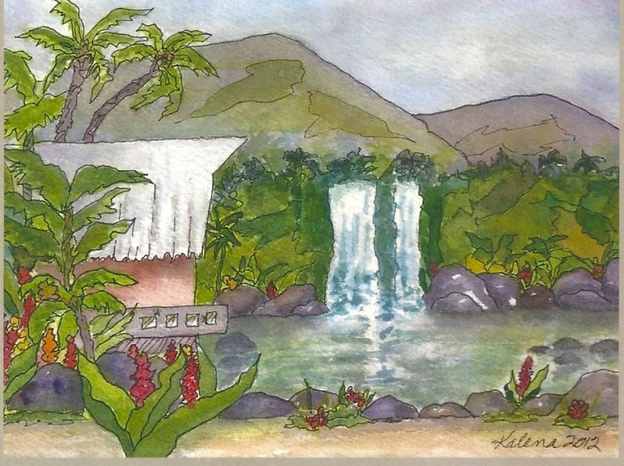 Anacortes Sketchers: Greetings from Maui from Kalena!