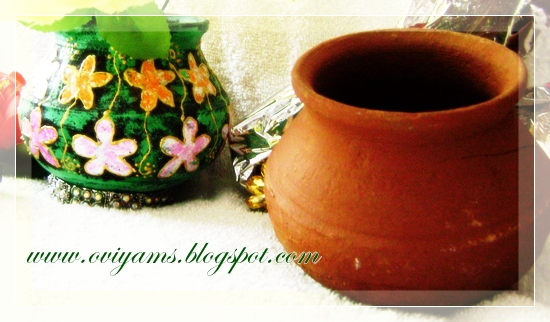 Oviyam Art & Crafts: A Simple Mud Pot Painting