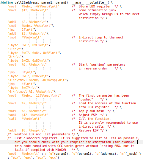 System Programming: Basics of Executable Code Obfuscation