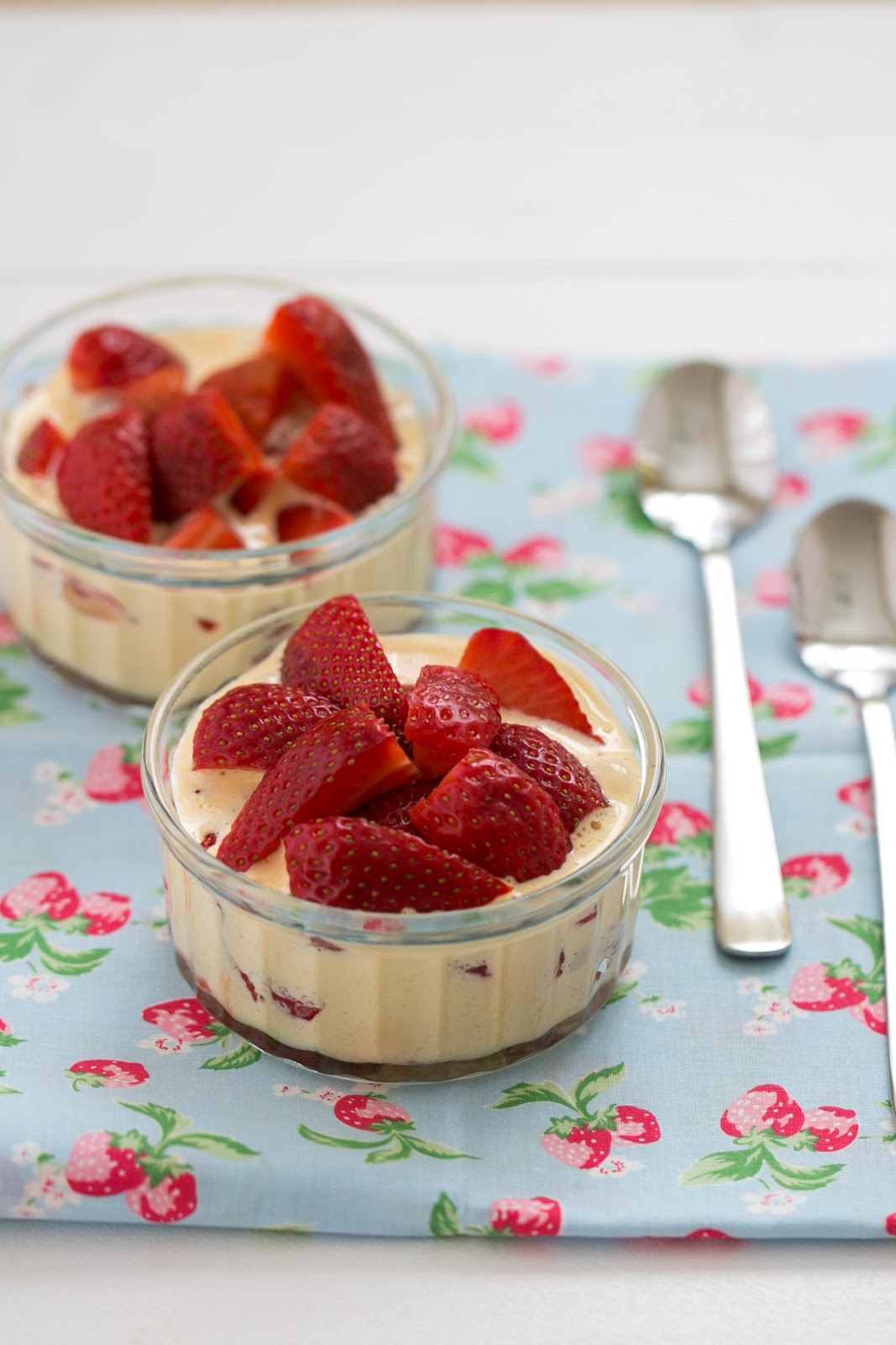 Fresas con sabayón - Tengo un horno y sé cómo usarlo