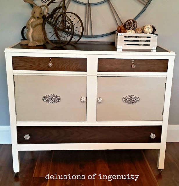 delusions of ingenuity: reesie piecie: buffet/changing table