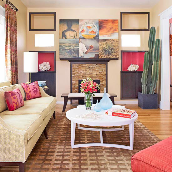 New Home Interior Design: Add Color to Your Living Room