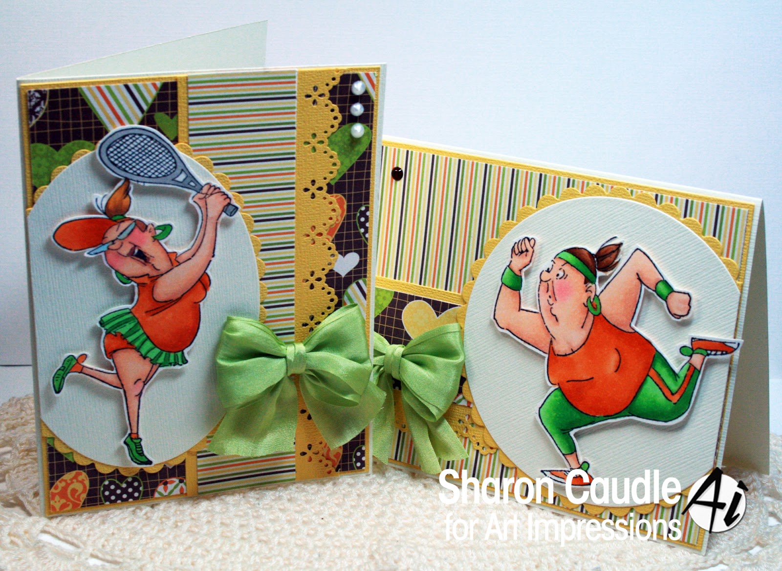 Gramma's house of cards: Art Impressions Create a Card Set Challenge ...