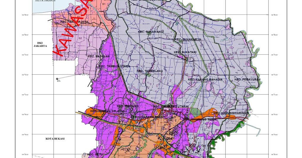 Peta Kabupaten Bekasi | Malioboro
